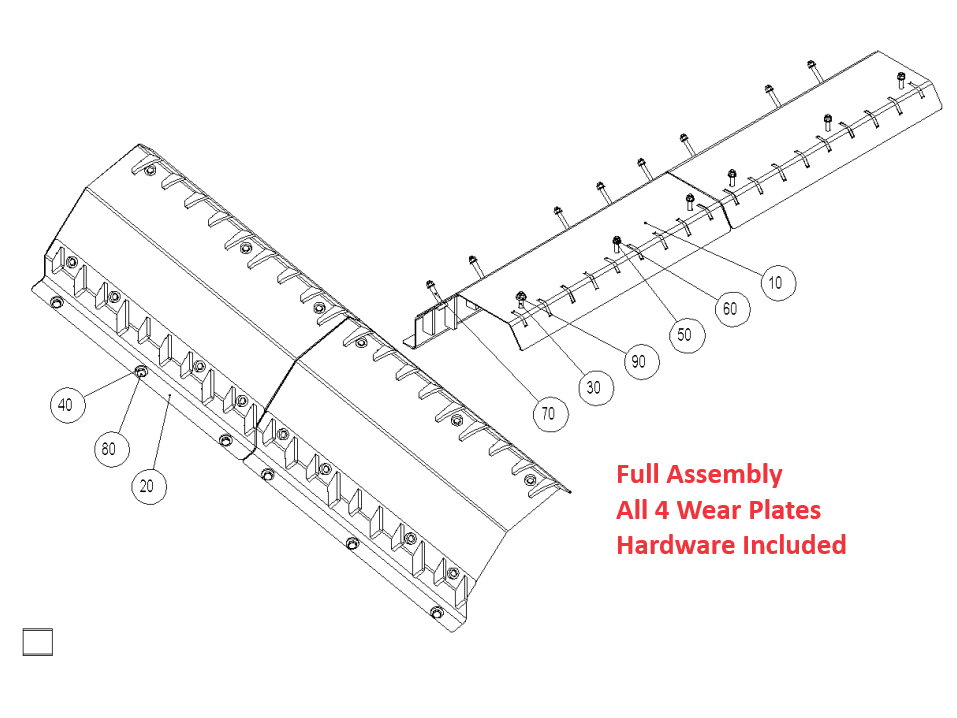 Wear Liner Assembly with Hardware OEM Prinoth - Quality Equipment and ...
