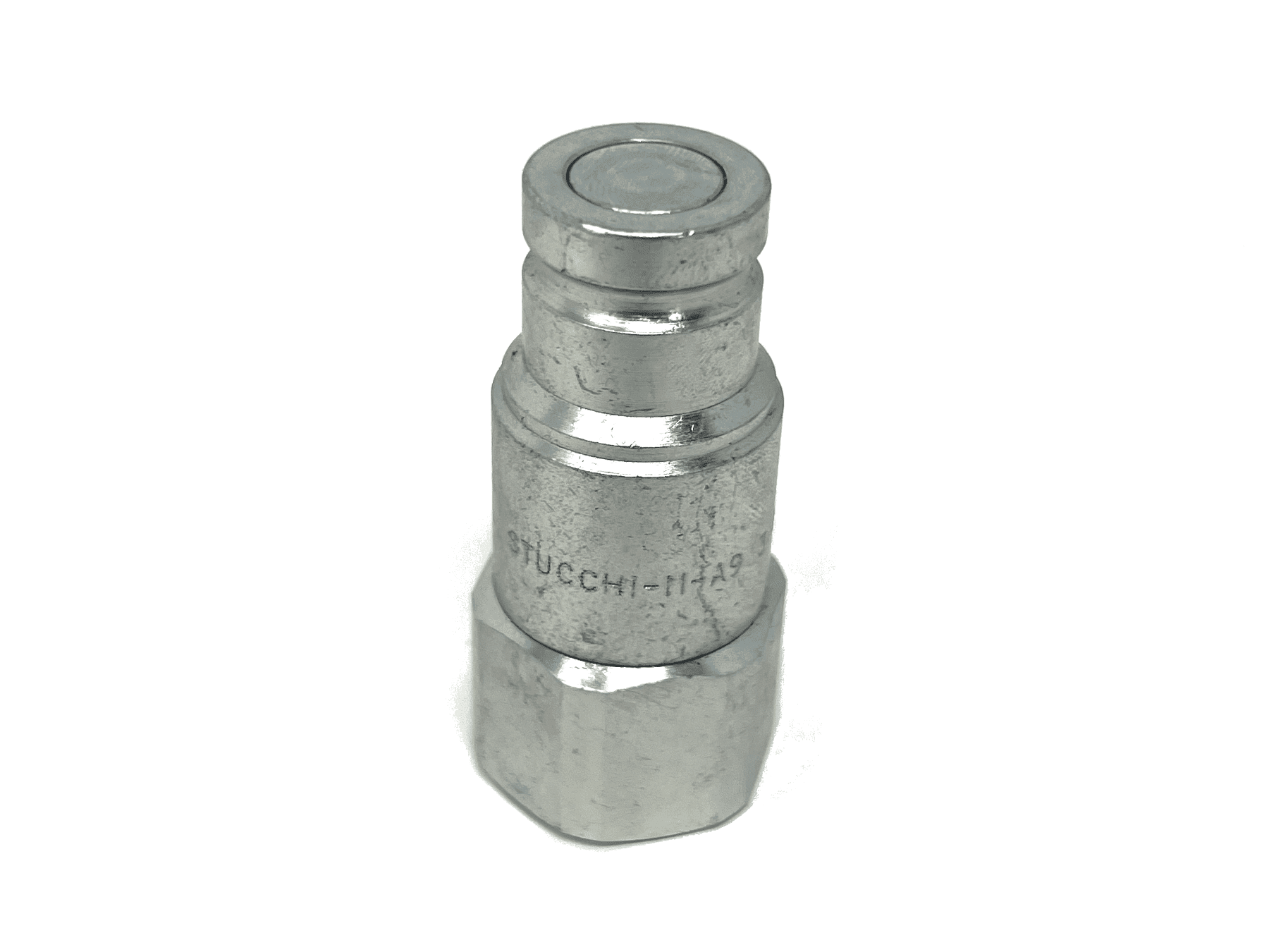 Male A9 SAE 3/8" Flat Face Quick Coupler Stucchi - Quality Equipment ...