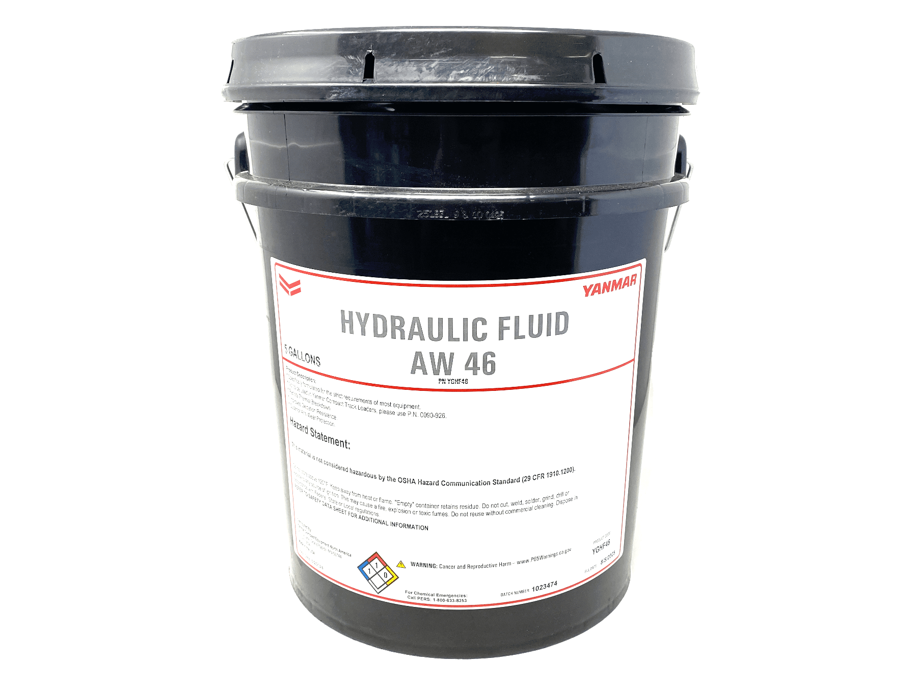 OEM Yanmar Hydraulic Oil AW46 5 Gallon - Quality Equipment and Parts, Inc.
